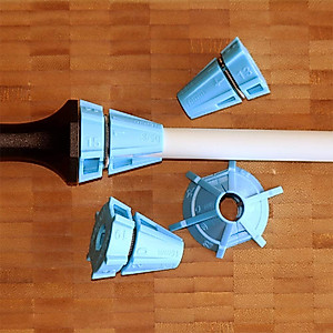 Wedgek HXT Ceramic Thick Sharpening Rod and Angle Guides, 11-Inch Shatter Resistant, White 1500 Grit