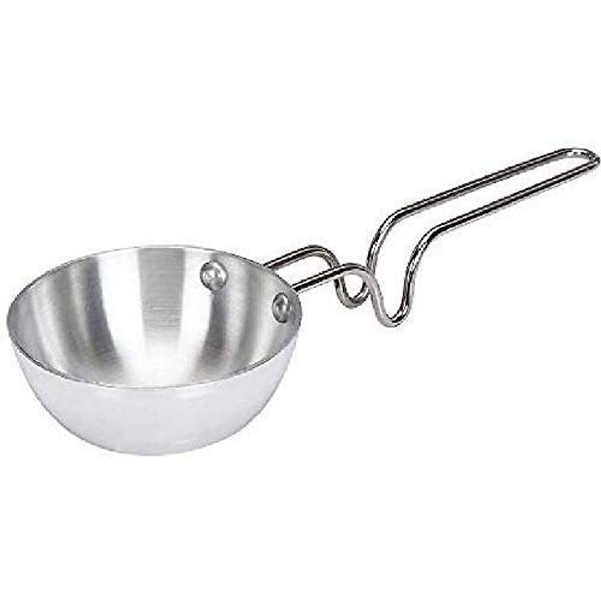 Shriya Aluminium Tadka Pan With Long Handle, Spice Roasting Tadka Pan, Vagaria With Long Handle Stainless Steel Tadka Frying Pan Spice Heating Pan
