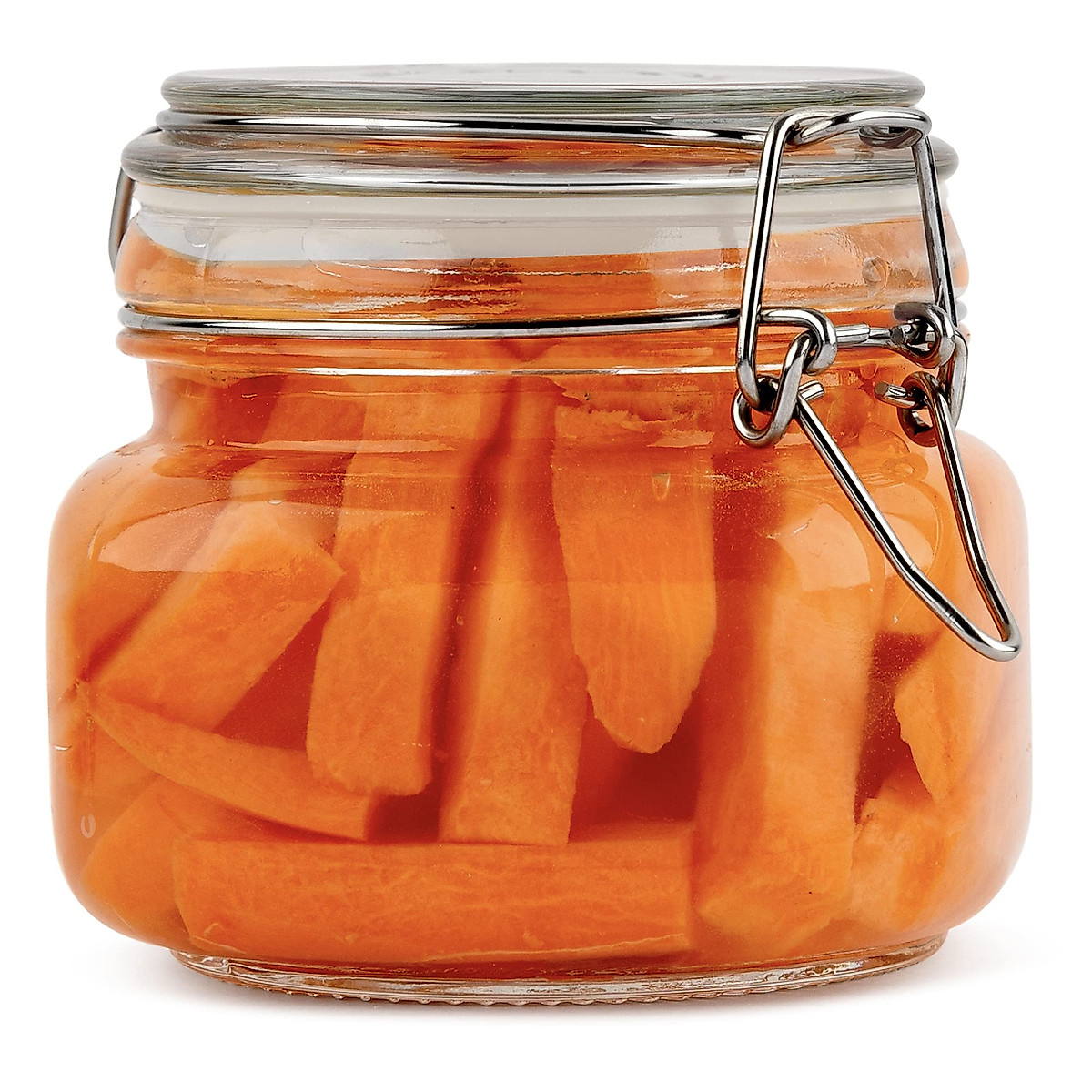 Galashield Glass Jars with Lids Food Storage Jars with Airtight Lids Leak Proof Glass Canisters Kitchen Jars [16 oz]