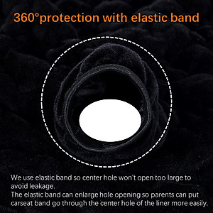 Piddle Pad Car Seat Protector for Baby and Toddler, Set of 2, Leak Free with Non-Slip Fabric on Back, Waterproof Car Seat Liner for Potty Training, Multiple Use for Car Seats and Strollers