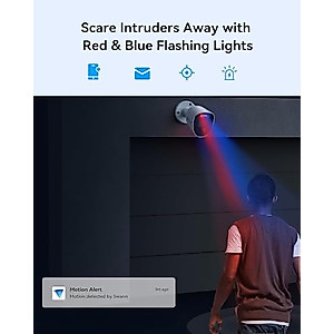 Swann Home DVR Security Cam System with 2TB HDD, 16 Channel 12 Camera, 1080p Video, Indoor or Outdoor Wired Surveillance CCTV, Color Night Vision, Heat Motion Detection, LED Lights, 16468012