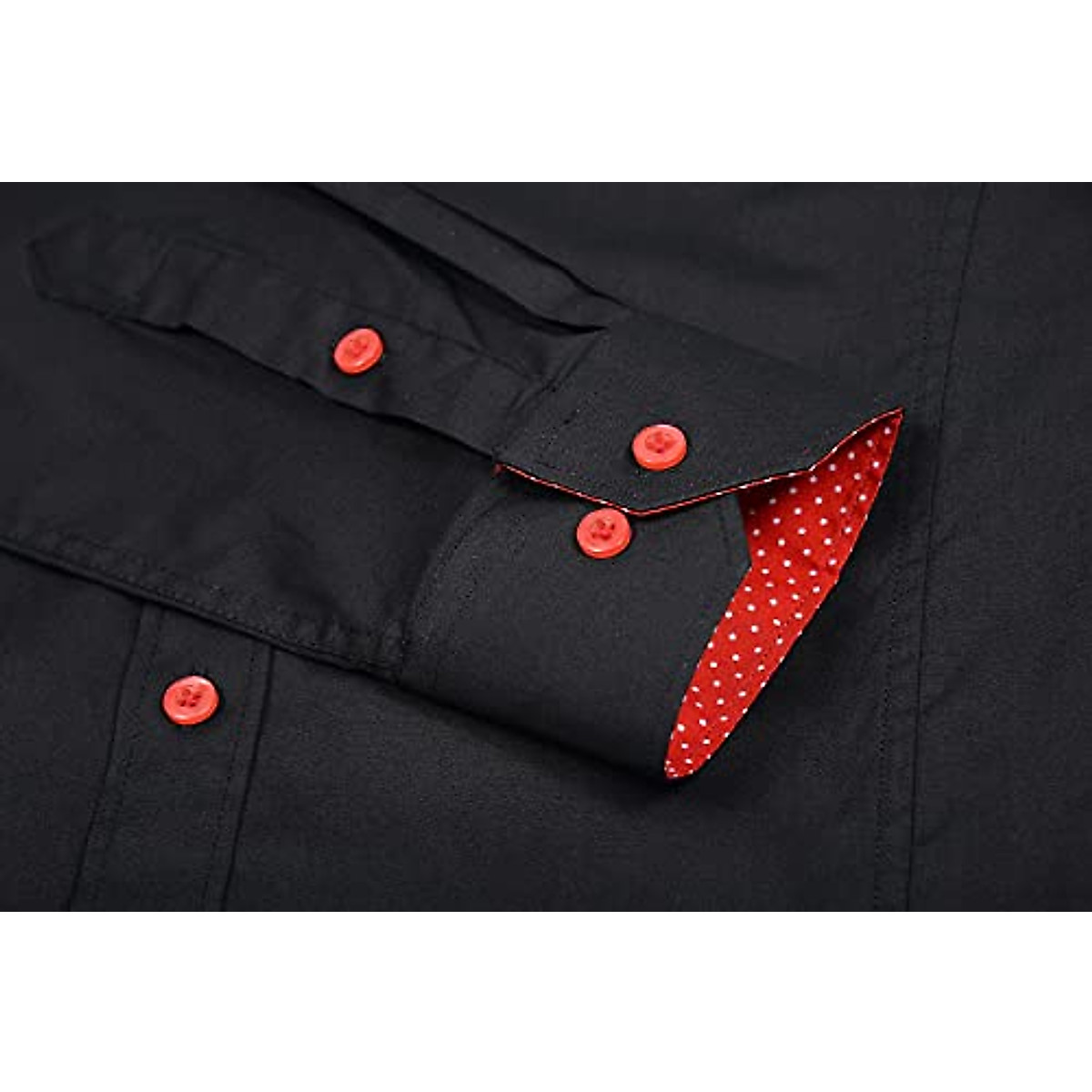 Alex Vando Mens Dress Shirts Regular Fit Long Sleeve Stretch Business Dress Shirts for Men,Black,X Large