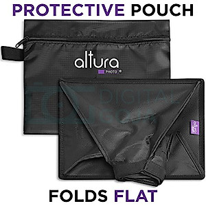 Flash Diffuser Light Softbox 9x7” by Altura Photo (Universal, Collapsible with Storage Pouch) for Canon, Yongnuo and Nikon Speedlight