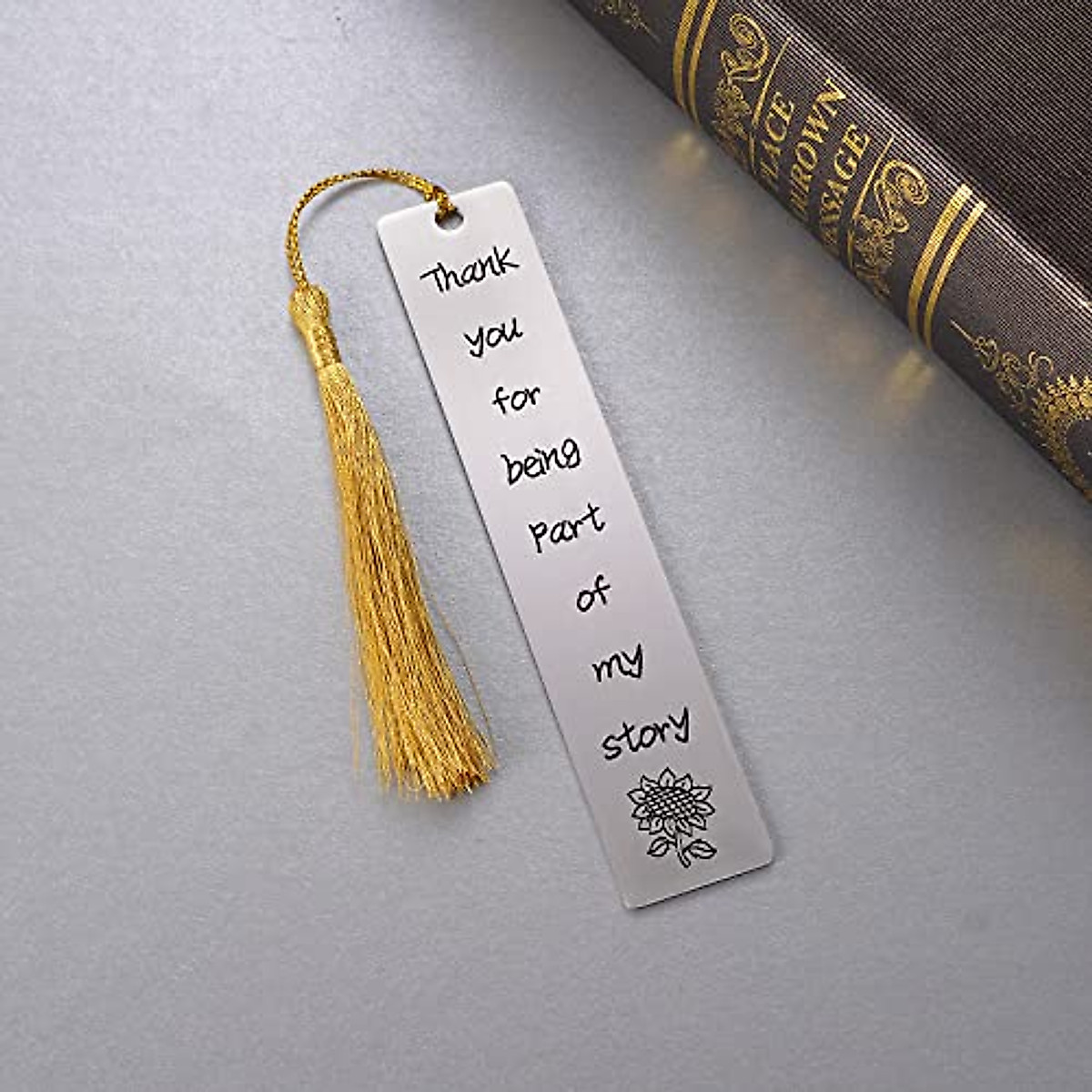 Teachers Coworker Appreciation Bookmark Gifts to Book Lover Thank You Being Part of My Story from Graduation Teenager