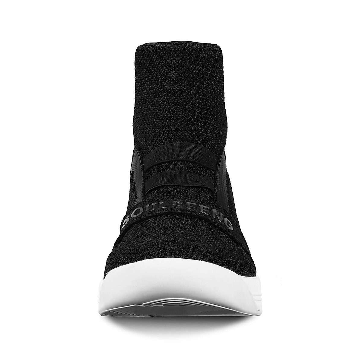 Mens Black High Top Sneakers Fashion Breathable Walking Shoes Stylish Basketball Shoes for Men Size 8