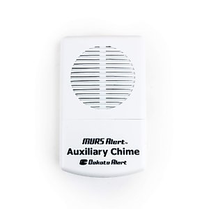 Dakota Alert MURS Auxiliary Chime - Battery-Operated Wired Ringer Alarm for M538-BS MURS Base Station, Murs Chime Alert