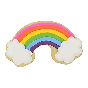 R & M International Rainbow Soft-Grip Cookie Cutter, One Size, Purple