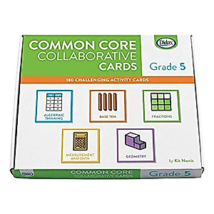 Didax Educational Resources Common Core Collaborative Cards, Gr.5