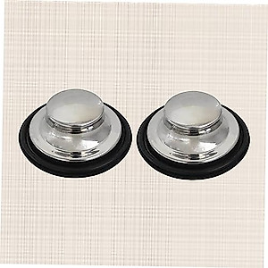 Zerodeko 6 Pcs Bathtub Drain Plug Bathtub Stopper Tub Drain Stopper Bath Tub Plug Garbage Disposal Plug Sink Stopper Kitchen Sink Plug Sealing Water Cover Stainless Steel