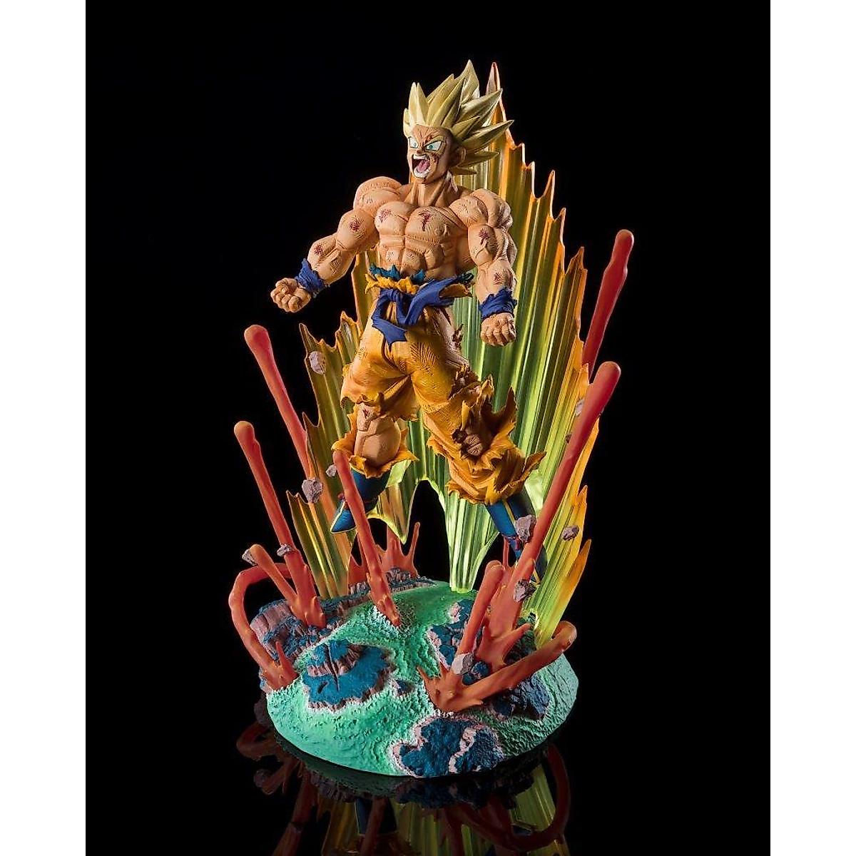 TAMASHII NATIONS - Dragon Ball Z - Super Saiyan Son Goku are You Talking About Krillin?!!!!!, Bandai Spirits FiguartsZERO Collectible Statue