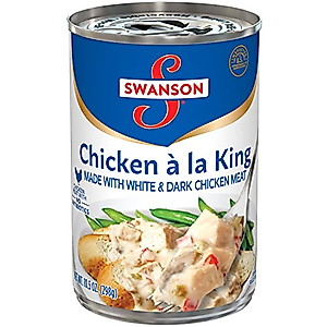 Swanson Chicken á la King Made with White & Dark Chicken Meat, 10.5 Ounce (Pack of 12 Can)
