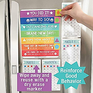 1 Little Princess Kids Chore Chart Magnetic & Behavior Chart for Kids at Home, Magnet Reward Chart for Kids, Kids Reward Chart Behavior, My Responsibility Chart for Kids, Star Chart for Kids Behavior