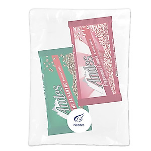 Christmas Chocolate Baking Chips Holiday Mint and Peppermint Crunch Bite Size Chocolates, Assorted Flavor, Pack of 2