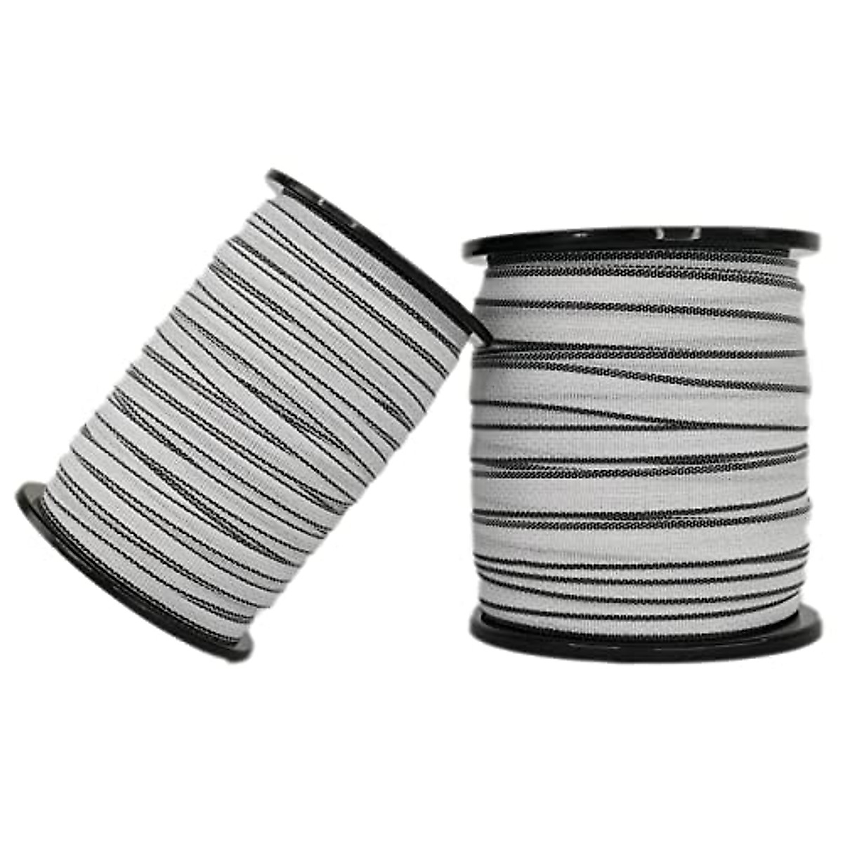 SGT Knots High Visibility Electric Fence Poly Tape - Electric Twisted Poly Pro - Long Lasting 5 Stainless Steel Conductors (1/2" x 656ft, 1 Spool - White)