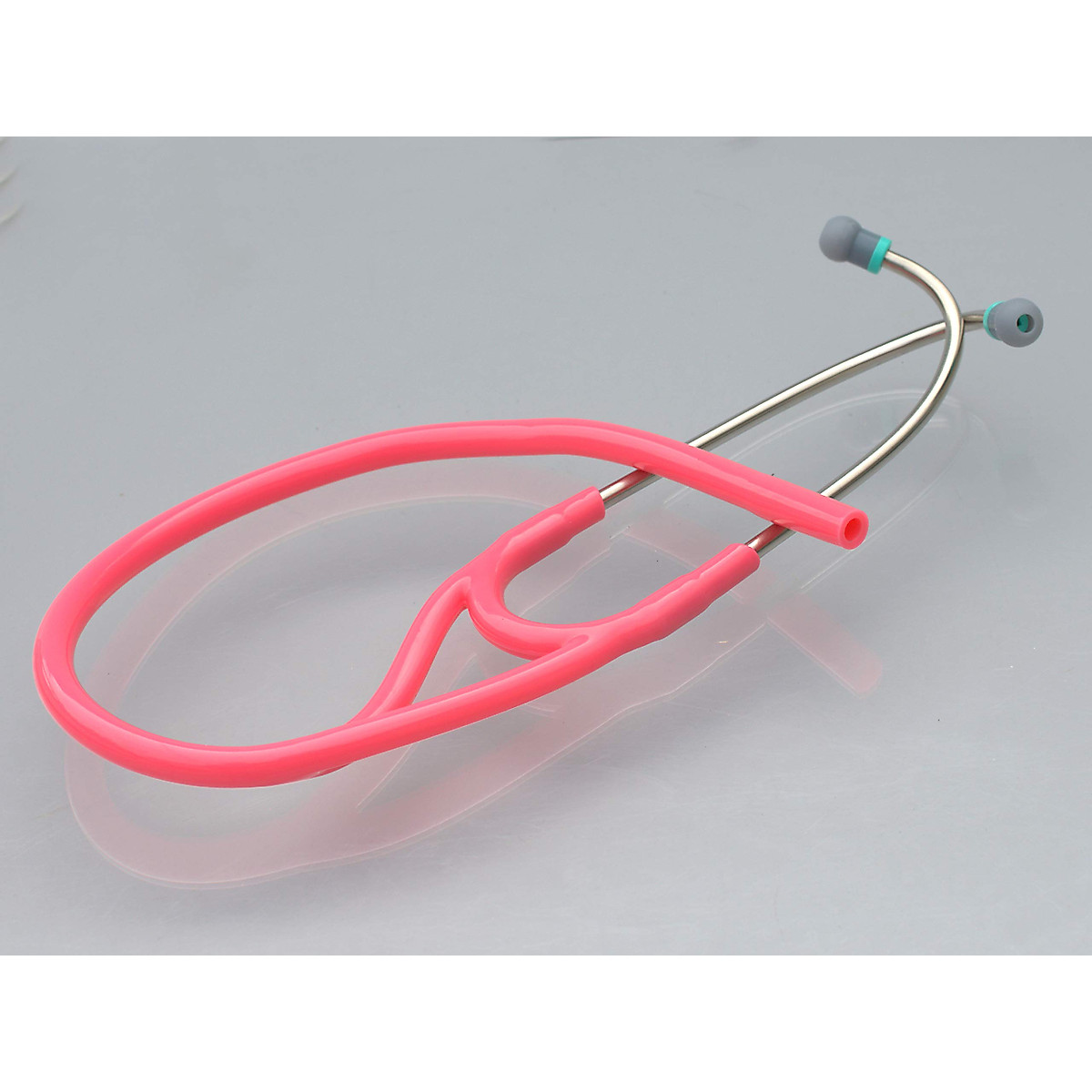 Compatible Replacement Tube by CardioTubes fits Littmann(r) MasterCardiologyI(r) and Littmann(r) Cardiology III(r) Stethoscopes - 7mm Binaurals Pink TUBING