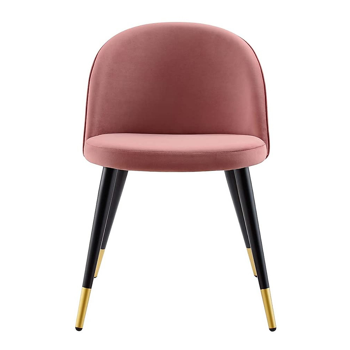 Modway Cordial Performance Velvet Accent Set of 2, Dining Chair, Dusty Rose