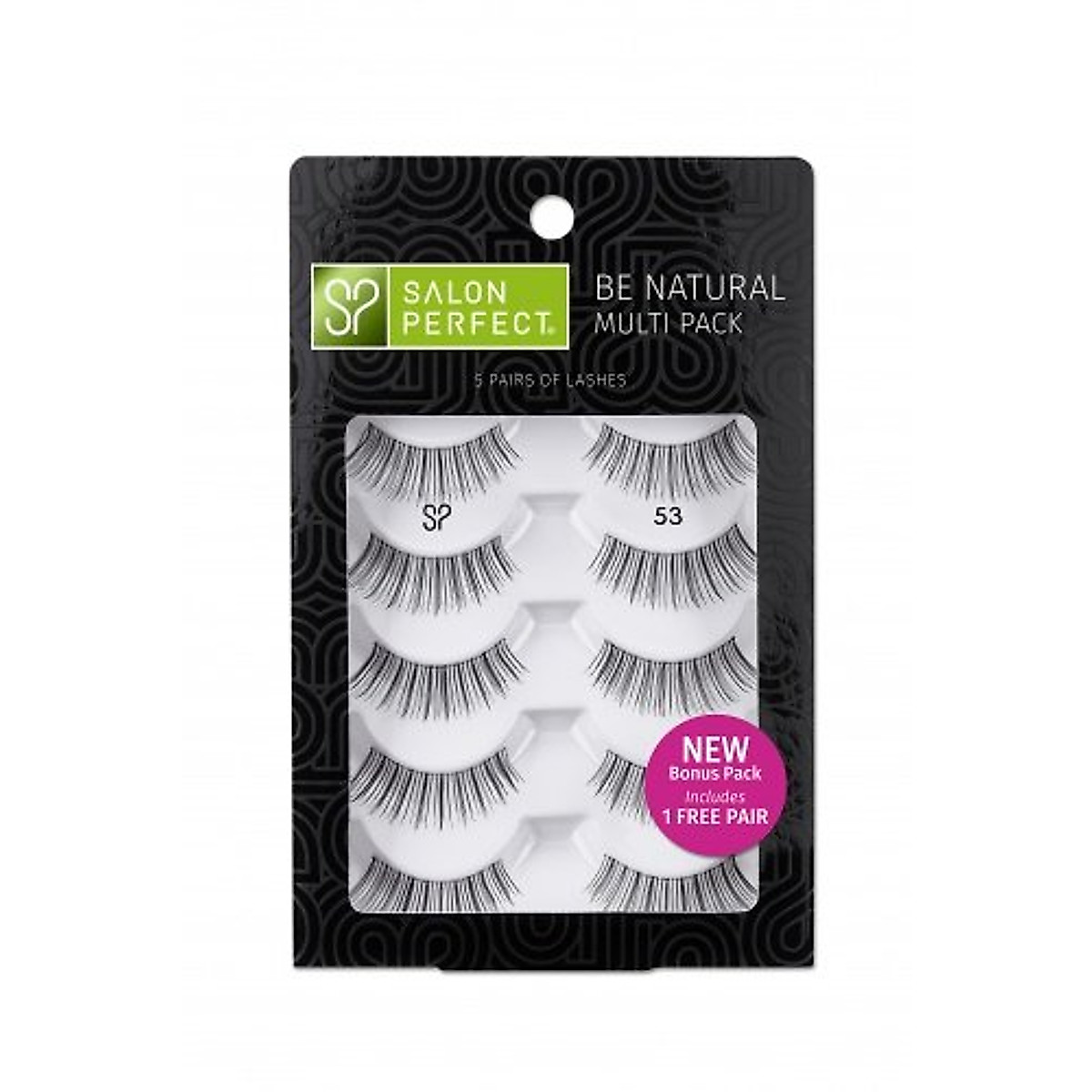 Salon Perfect Natural Multi Pack Eyelashes, 53 Black, 4 pr