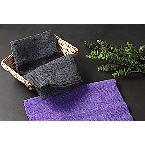 Extra Rough, Exfoliating Washcloth [Made in Japan] Exfoliating Towel Special Texture Makes Fluffy Foam Lather, Back Scrubber, Dead Skin Cell Remover [Loofah for Women and Men] (2pcs Set)