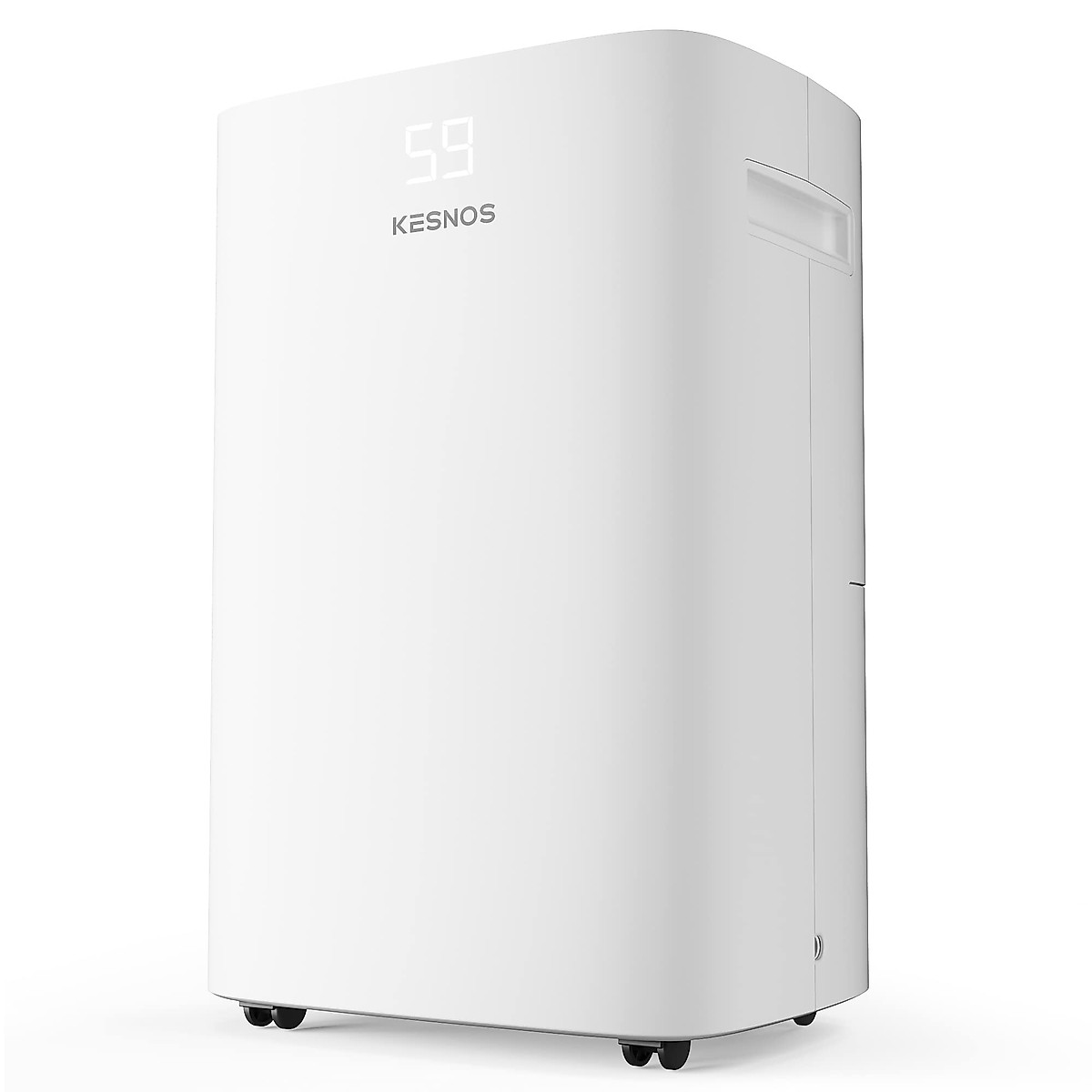 Kesnos 4500 Sq. Ft Dehumidifier for Home with Drain Hose -Ideal for Basements, Bedrooms, Bathrooms, Laundry Rooms -with Intelligent Control Panel, Front Display, 24 Hr Timer and 0.66 Gallon Water Tank