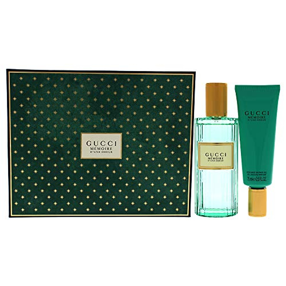 Gucci Memoire dUne Odeur Women 3.3oz EDP Spray, 2.5oz Shower Gel 2 Pc Gift Set