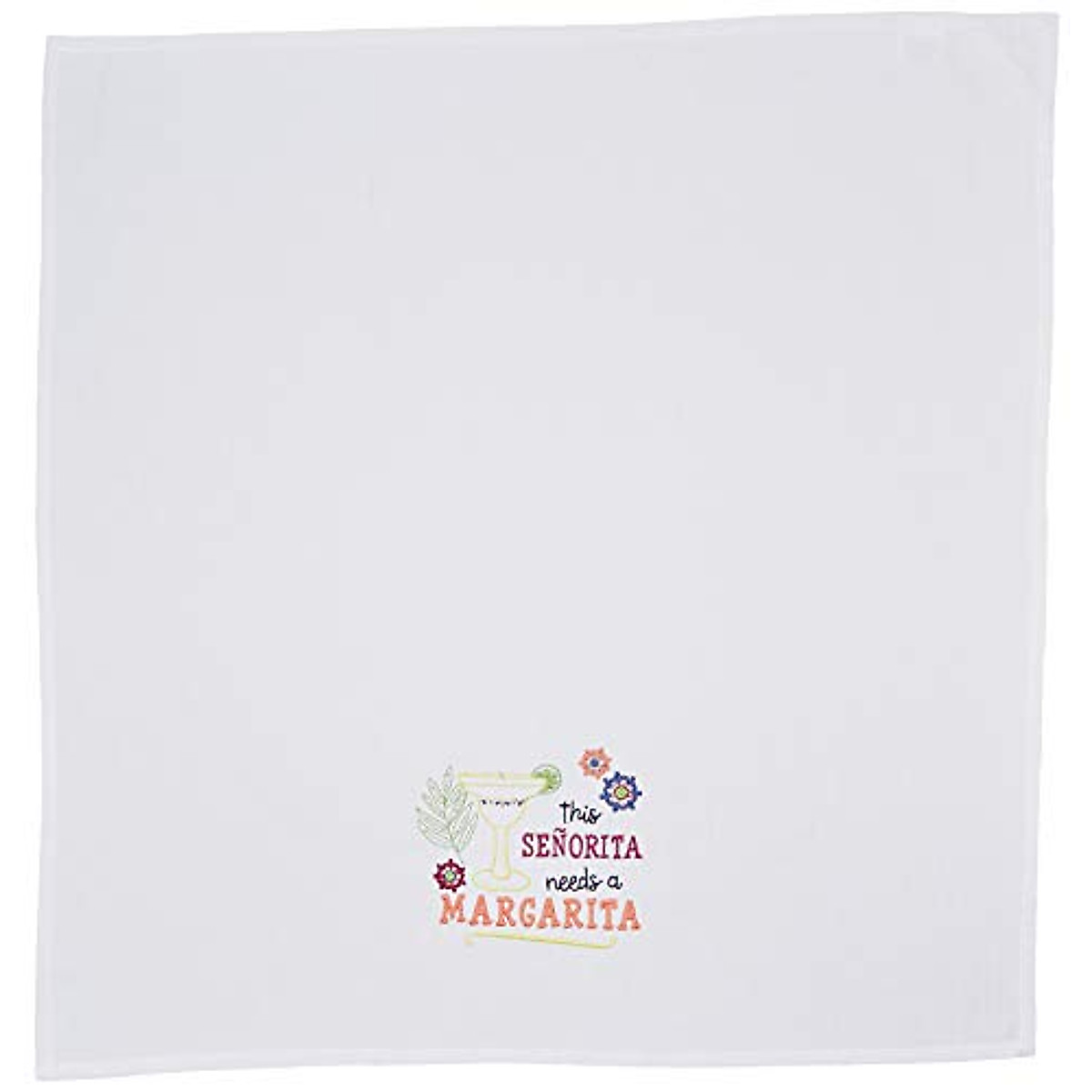 Aunt Martha's Dirty Laundry Senorita Needs a Margarita Flour Sack Dish Towel Small