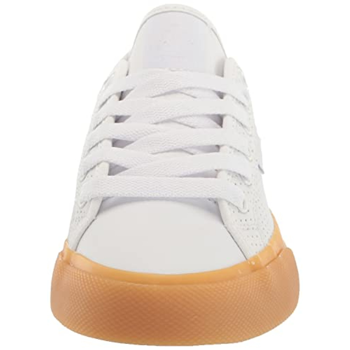 DC Women's Manual Skate Shoe, White/Gum, 9.5