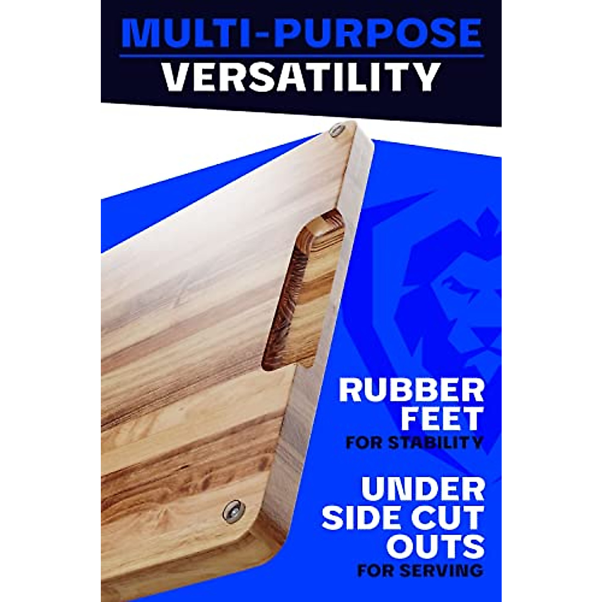 DALSTRONG Teak Wood Cutting Board - 22" x 15" Large Size - Tight Wood Grain - - Laser-Engraved Measurements & Juice Groove - Kitchen Chopping Board - Serving - Large Cutting Boards - Gift Packaging