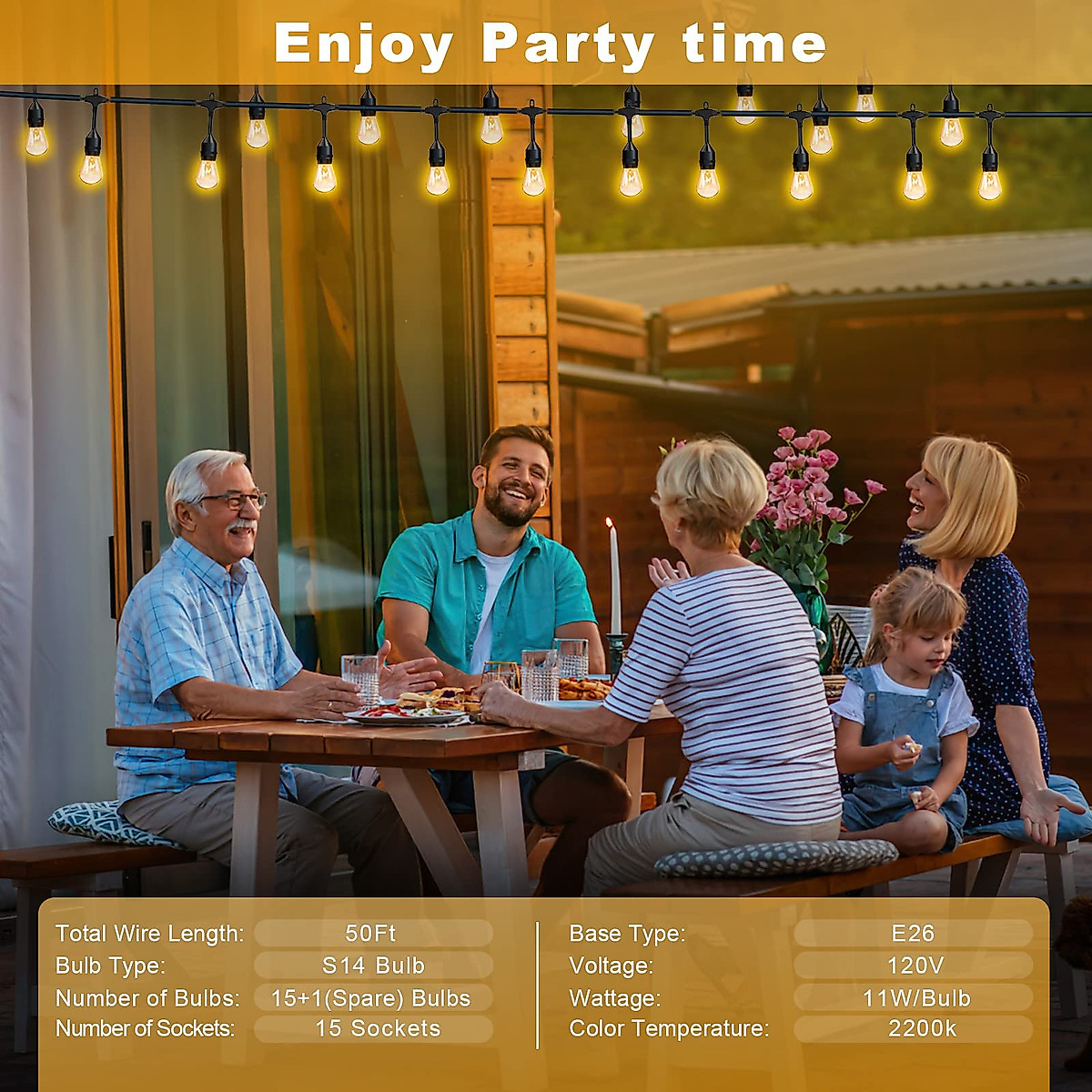 IForSoo Waterproof LED Christmas Snowflake Projector Lights Outdoor