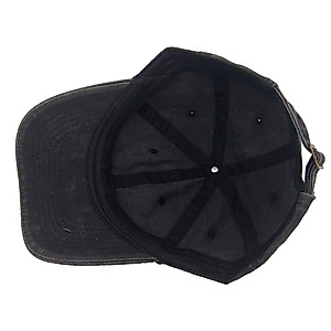 OASCUVER Lake Hair Don't Care Hat, Distressed Cotton Adjustable Lake Life Baseball Cap for Men Women