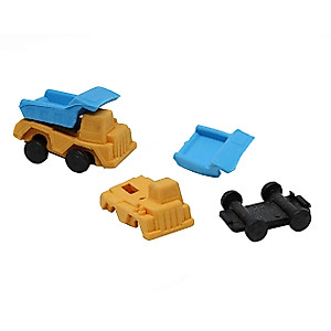 Smart Novelty Car Puzzle Erasers for Kids Party Favors and School Prizes - Trucks and Cars Vehicle Eraser Assortment - Pack of 20 Erasers