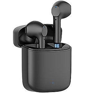 Elnicec Bluetooth Headphones True Wireless Earbuds 3D Stereo Built-in Microphone 30H Playback IPX8 Waterproof in-Ear Earphones for Smartphones，TV，Computers，Notebook
