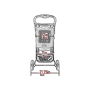 Pet Gear No-Zip Special Edition 3 Wheel Pet Stroller for Cats/Dogs, Zipperless Entry, Easy One-Hand Fold, Removable Liner, Cup Holder, 4 colors