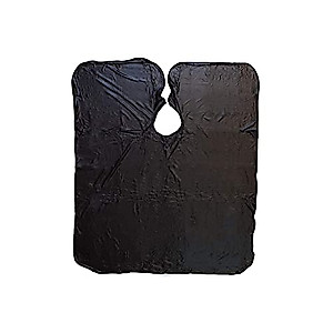 Betty Dain Hair Funnel and Jumbo Shampoo Cape - Use for Upright Position Washing/Shampooing, Waterproof, Stain Resistant Vinyl, Touch-and-Close Fastener, Soft, Nylon Neckband