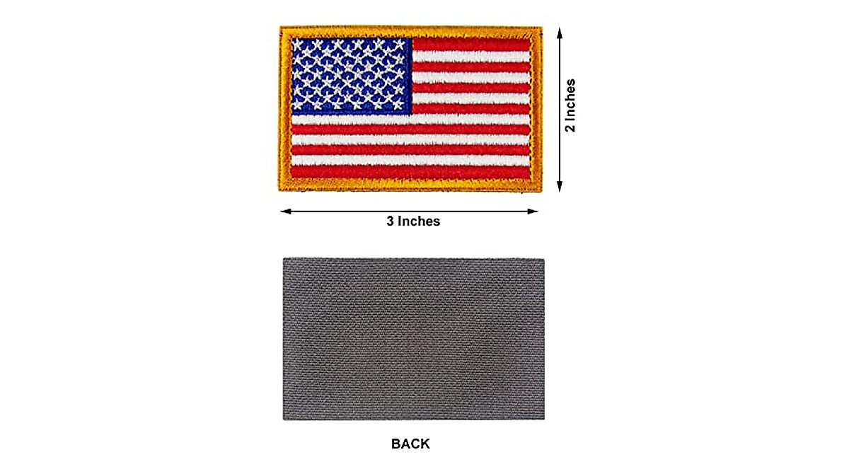 4 PCS USA Tactical Patches - Emblems for Gear