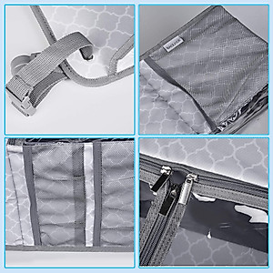 METERO BAGLHER Hanging Diaper Organizer,Baby Diaper Organizer Suitable for Hanging on Diaper Table, Nursery, and All Cribs. Baby Supplies Storage Diaper Rack, Diaper Stacker.