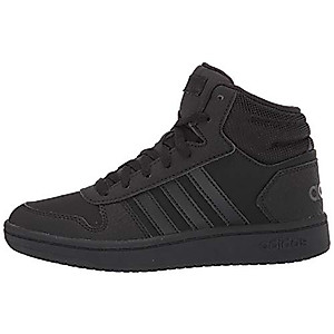 adidas Unisex-Baby Hoops MID 2.0 I Sneaker, Black, 10 M US