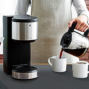 Coffee Bar Mat for Spill-proof, 18 x 12 Inch Hide Stain Abosrbent Coffee Mat | Non-Slip Rubber Backed Coffee Bar Accessories Under the Cofee Machines