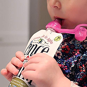 ChooMee SoftSip Food Pouch Tops | 4 CT | Swirl Colors