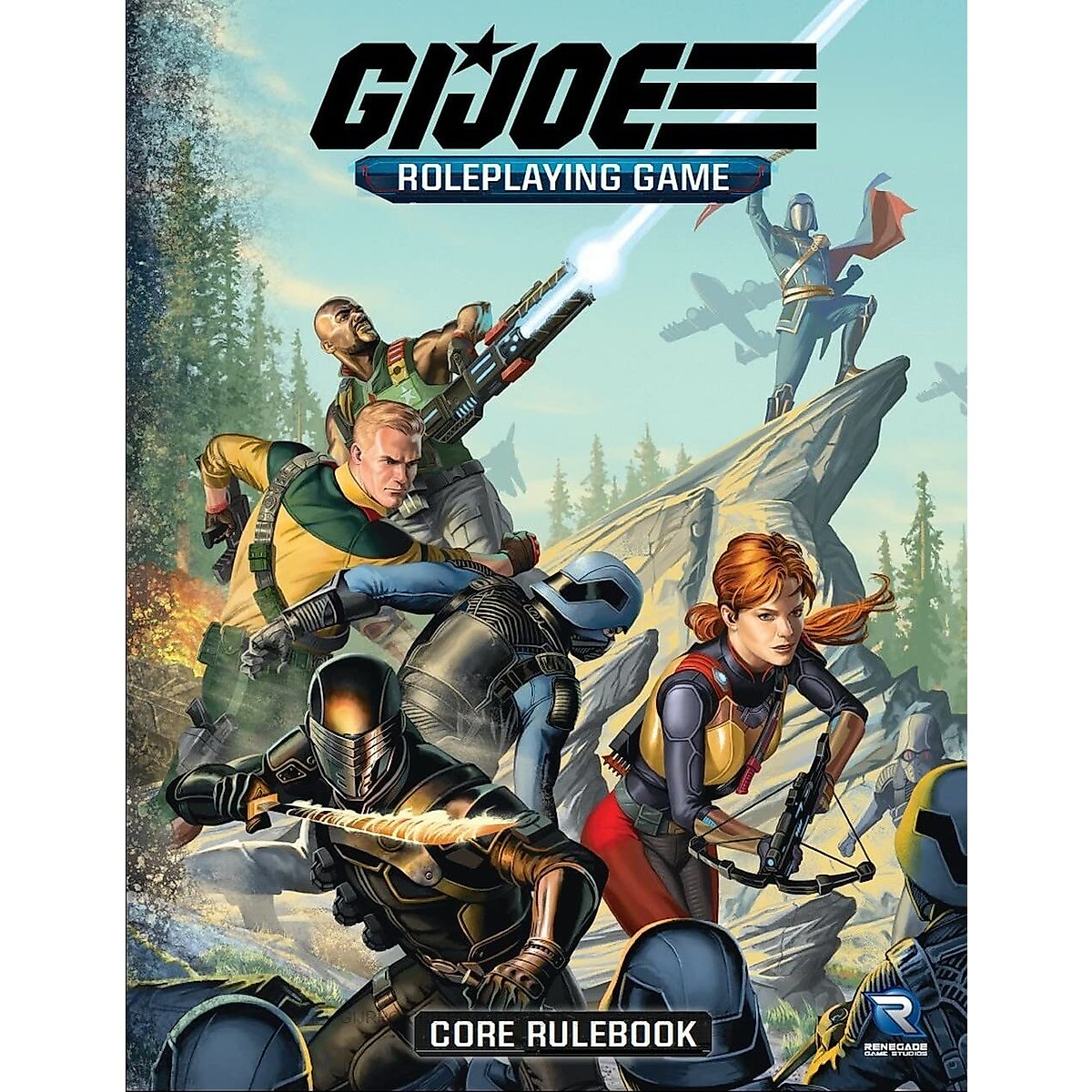 Renegade Game Studios G.I. Joe Roleplaying Game Core Rulebook, Full color hardcover book, Create your own G.I. JOE character