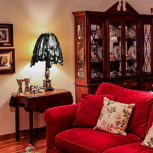 Anditoy 6 Pack Halloween Decorations Sets Spider Webs Tablecloth Fireplace Scarf Runner Round Cobweb Table Cover Lampshade Door Curtain with 24pcs 3D Bats for Halloween Decor Indoor Party Supplies