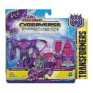 Transformers Tra Cyberverse Spark Armor Shockwave, Brown/A