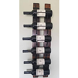 Wine Rack - 6 Bottle Wine Stave Rack
