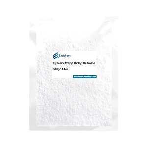 Eastchem HydroxyPropyl MethylCellulose Food Grade,HPMC 4000, Food Thickener, Gelatin, 99+% Purity,CAS NO:9004-65-3 (500g/17.6OZ)