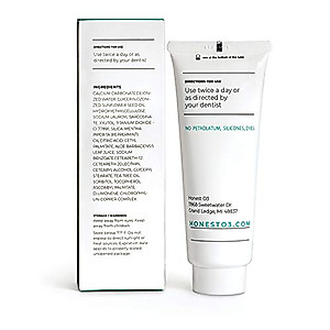 Honest O3 Dental Paste | Ozone Oil Infused Toothpaste | Flouride-Free for Promoting Healthy Mouth, Teeth and Gums | Ozonated Oral Care | 2.5 Ounces