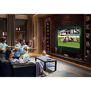 Pudodo Kentucky Derby Porch Banner Run for The Roses Horse Racing Themed Party Front Door Sign Wall Hanging Banner Decoration