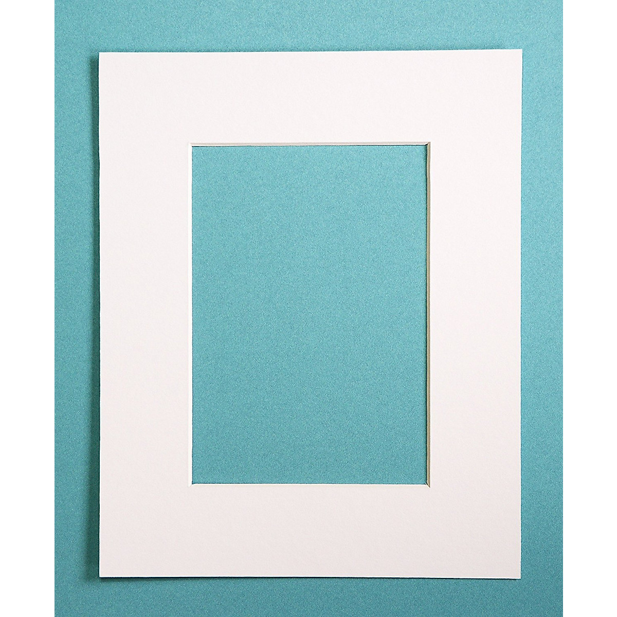 topseller100, Pack of 100 WHITE 8x10 Picture Mats Matting with White Core Bevel Cut for 5x7 Pictures