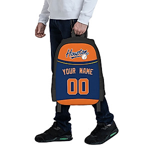 INAOO Backpack Houston Personalized Bags for Men Women Gifts