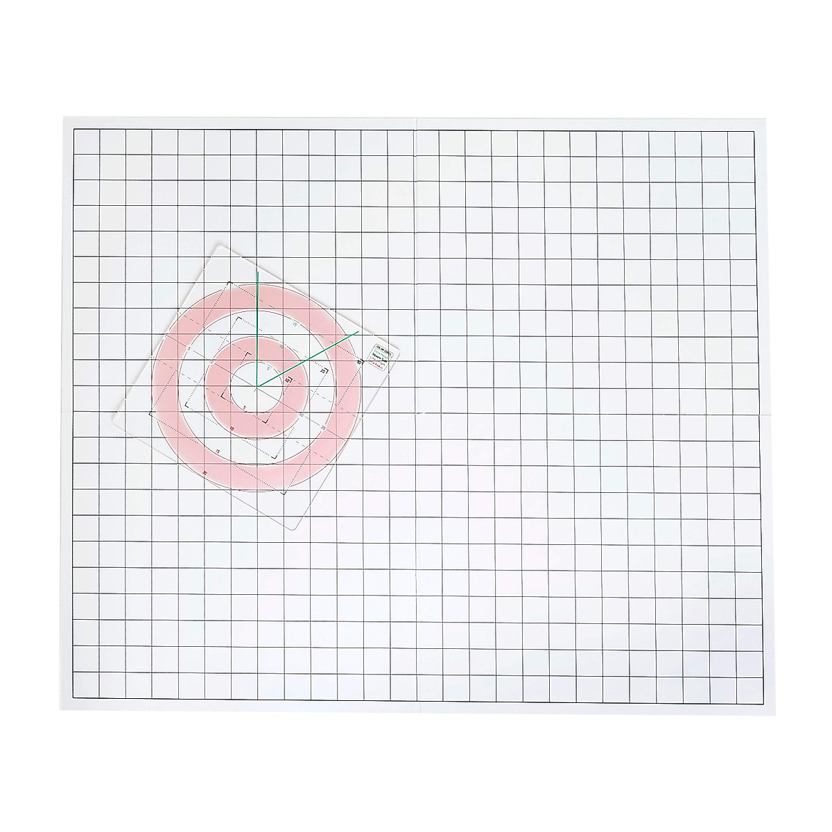 Hexers Spell Effects Damage AOE Template, Compatible with Dungeons and Dragons D&D DND Pathfinder RPG, templates for Line Cone Square or Circle Spells, converts inches to in Game feet