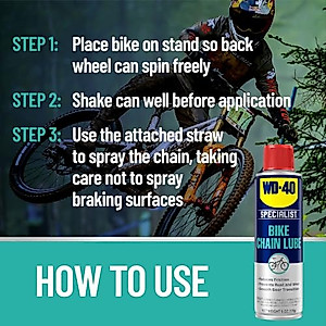 WD-40 Specialist Bike Chain Lube, 2.5 OZ