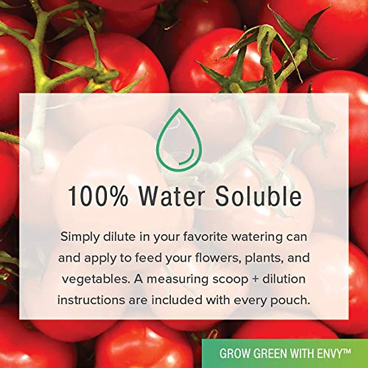 ENVY Solution Grade Calcium Nitrate (15.5-0-0) Prevents Blossom End-Rot from Calcium Deficiency in Tomatoes & Peppers (3.0 lb)
